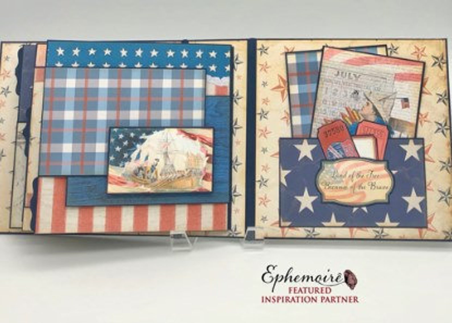 Digital Printable Papers AMERICA Patriotic July 4 | Etsy