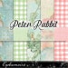 Digital Printable Papers PETER RABBIT Digital Scrapbook Papers 12x12 ...