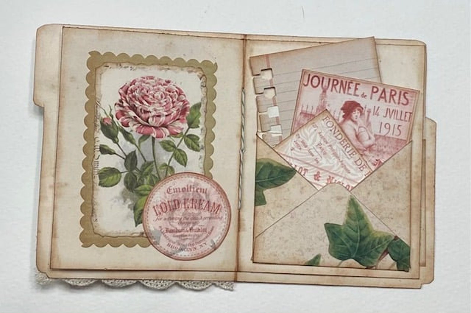 Printable FOLDER BOOKLET KIT English Ivy File Folder - Etsy