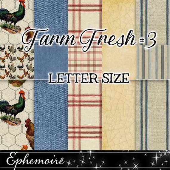 Digital Printable Papers Digital Scrapbooking Digital | Etsy