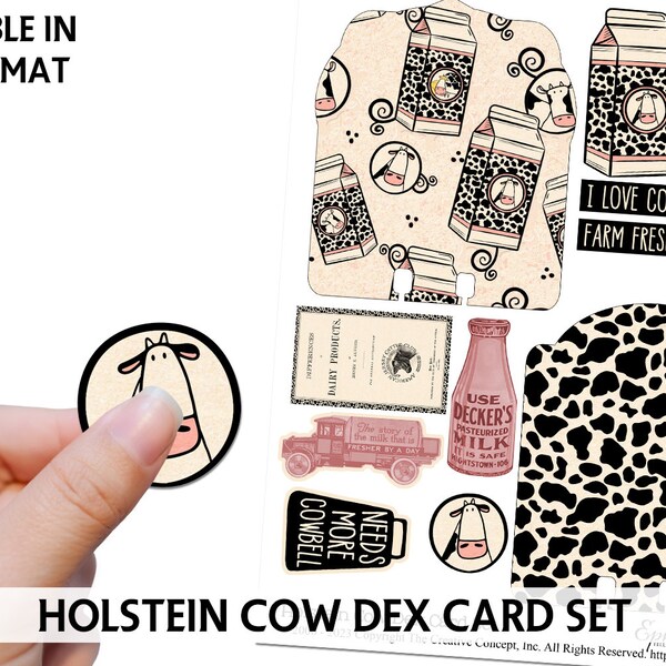 Farm Dex Card - Etsy