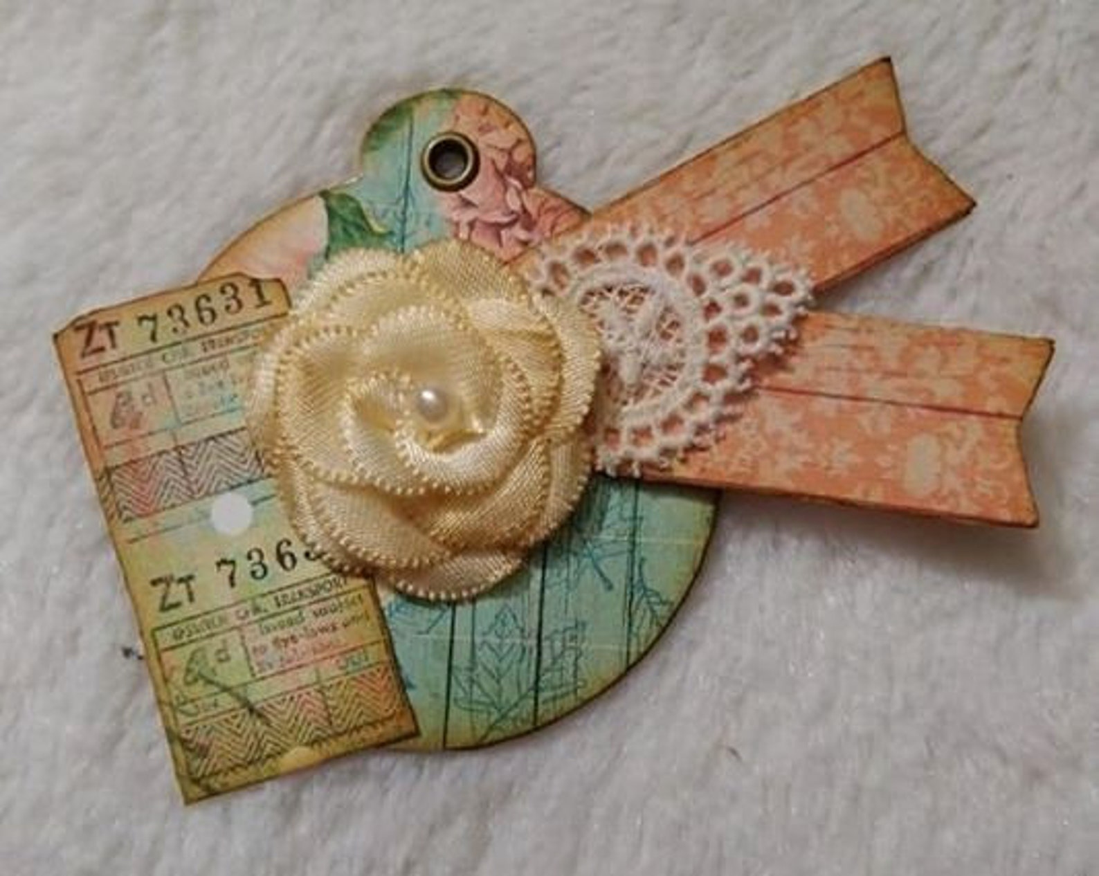 Printable FLIP TAG BOOKLET Shabby Chic Tag Book Junk | Etsy