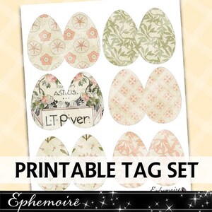 Junk Journal Printable Digital Printable Printable Tags Collage Sheet ...