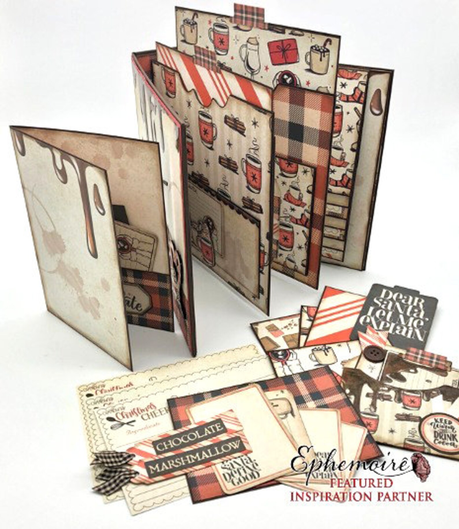 Digital Paper Pack HOT CHOCOLATE Hot Cocoa Papers - Etsy