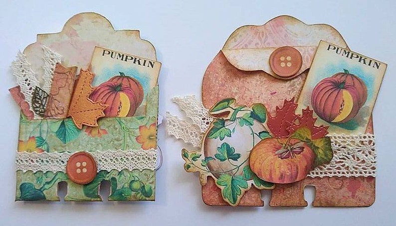 Printable DEX Cards With Ephemera Pumpkin Dex Card Dex | Etsy