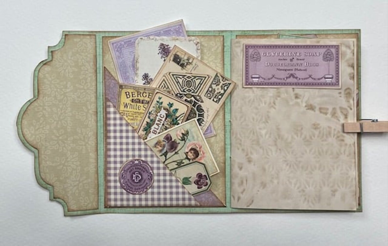 Junk Journal Printable Digital Printable Folio Kit Spring - Etsy