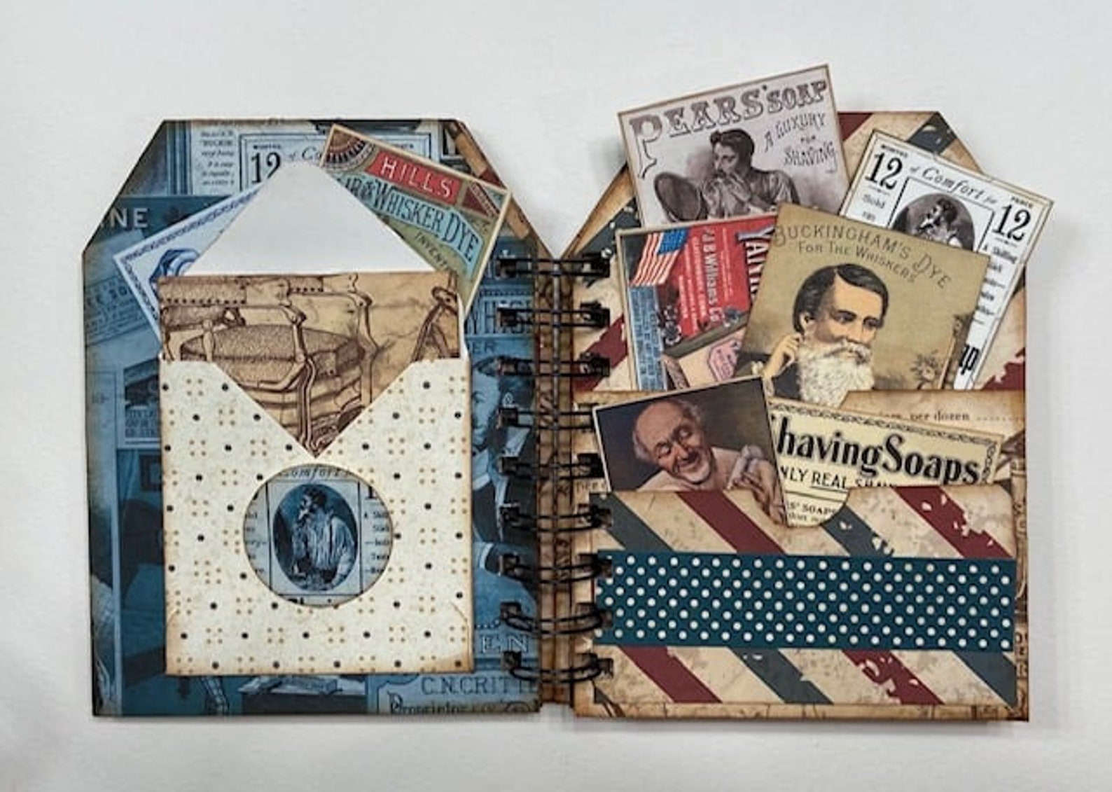 Digital Printable Papers BARBER Digital Scrapbooking | Etsy