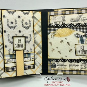 Digital Printable Paper Farmhouse BEES Journal Scrapbook Paper 12x12 ...