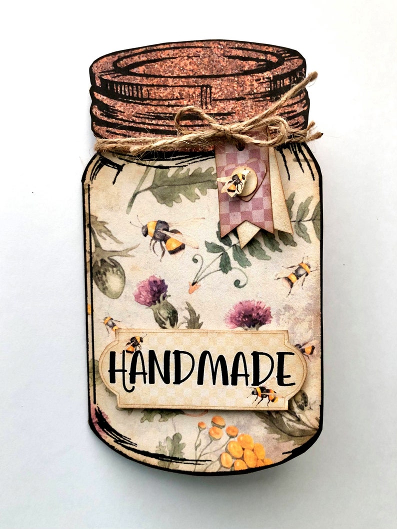 Printable MASON JAR CARD Kit Vintage Floral Card Kit - Etsy