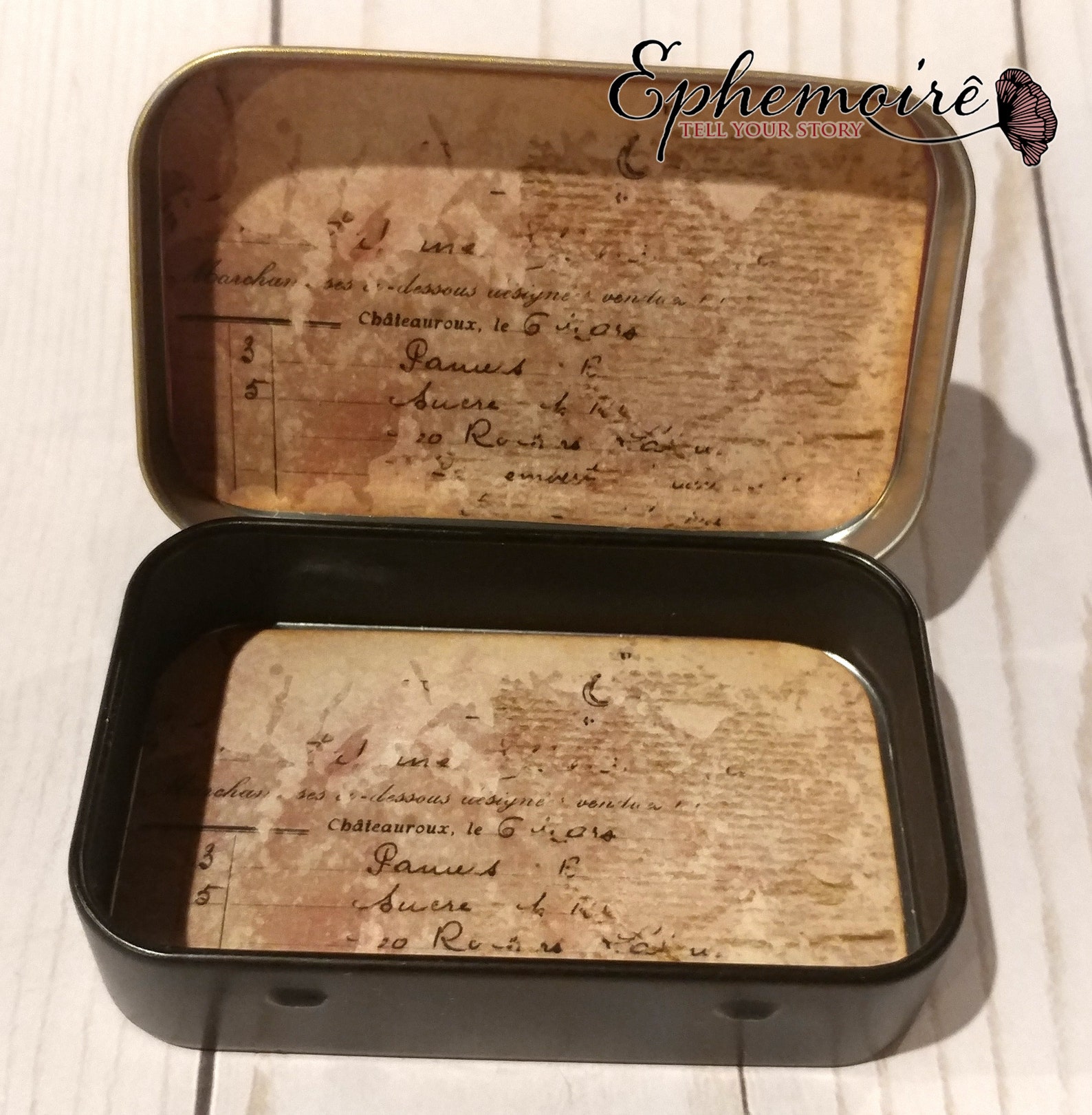 BOTANICAL Specimen Slides Altoid Tin Craft Kit Natural - Etsy