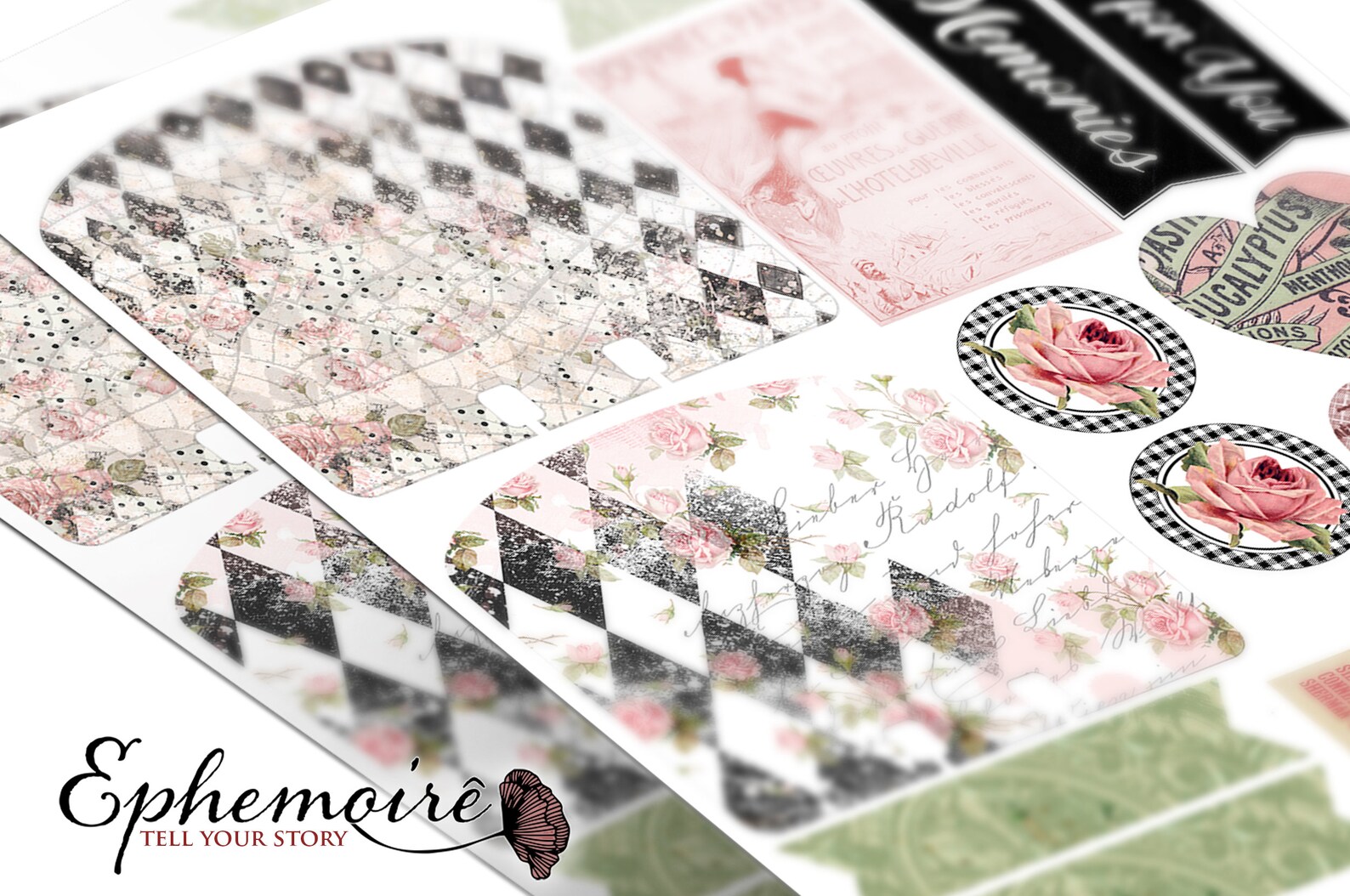 Digital Printable Dex Cards - Printable Crafts - Collage Sheet ...