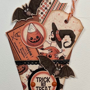 Junk Journal Printable COFFIN TAG POCKETS Loaded Pocket Casket Pocket ...