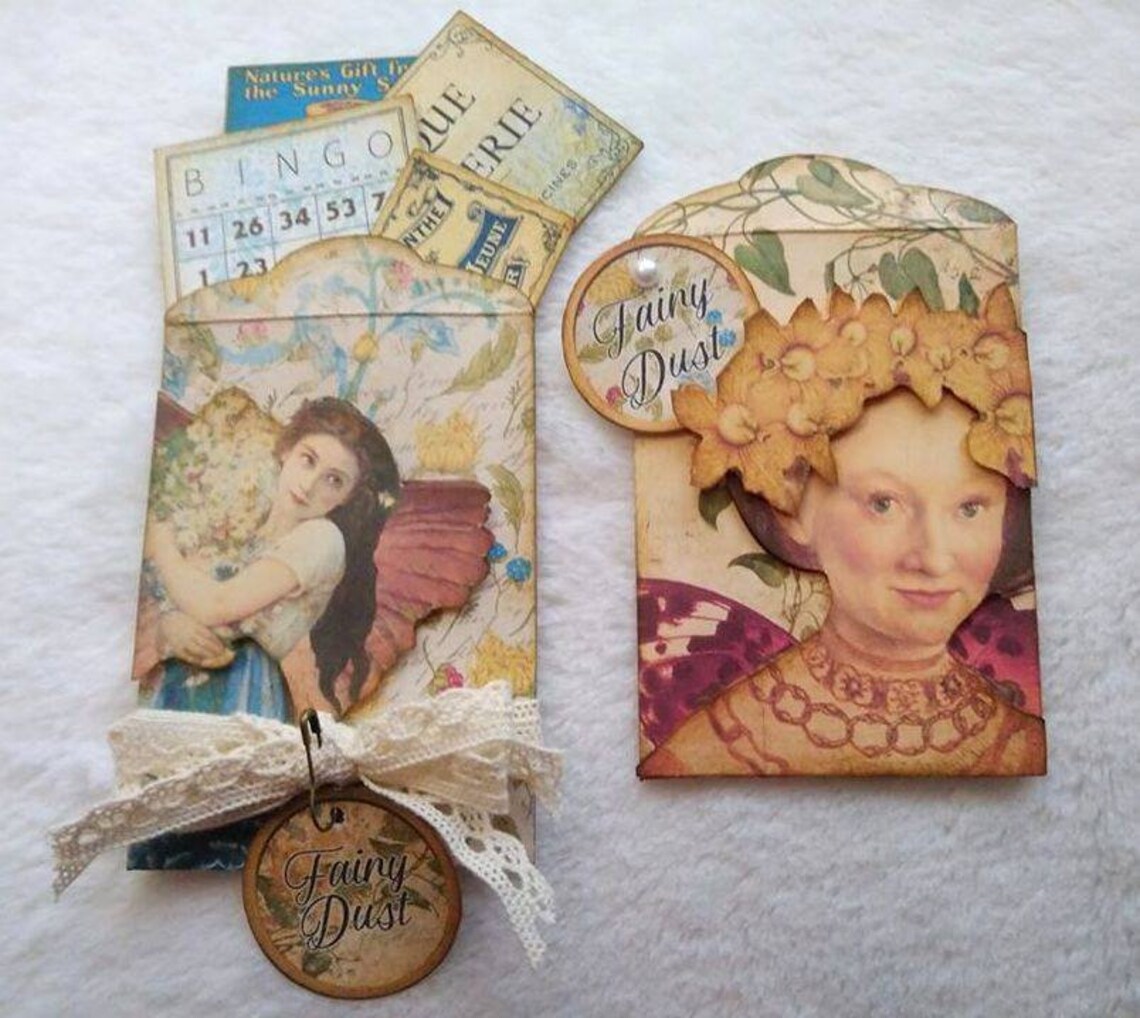 Printable Coin Envelope Fairy Dust Pockets FAE GARDEN | Etsy