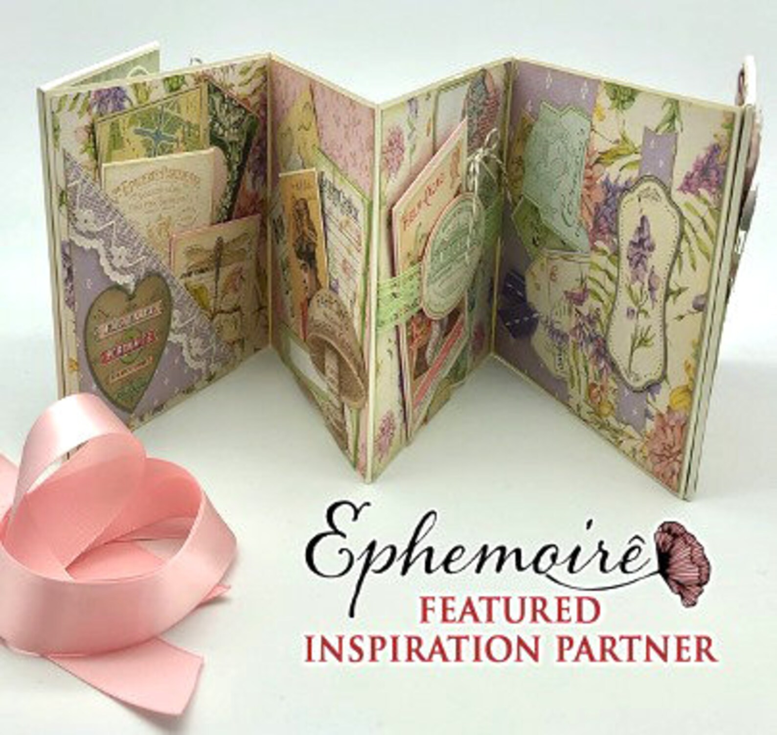 Printable MINI ALBUM Kit Spring Floral Printable Accordion - Etsy