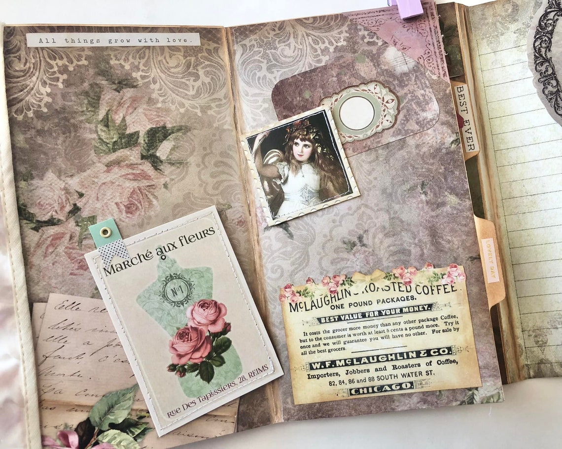 Junk Journal Printable Digital Printable Journal Insert - Etsy