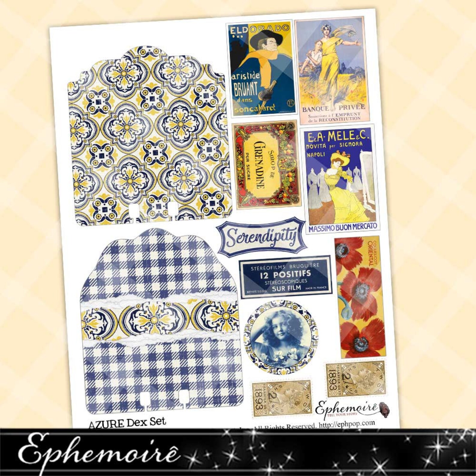 Digital Printable Dex Cards Printable Crafts Collage Sheet - Etsy