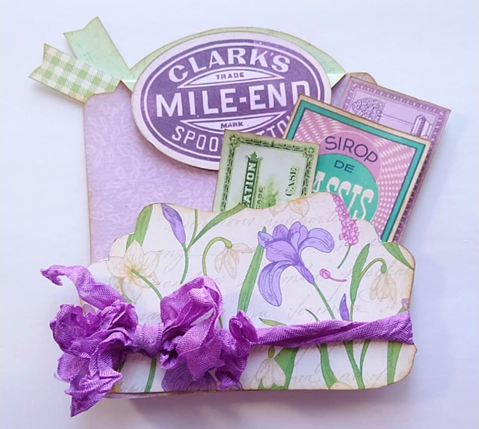 Printable DEX Cards With Ephemera Spring Bulb Dex Dex Card | Etsy