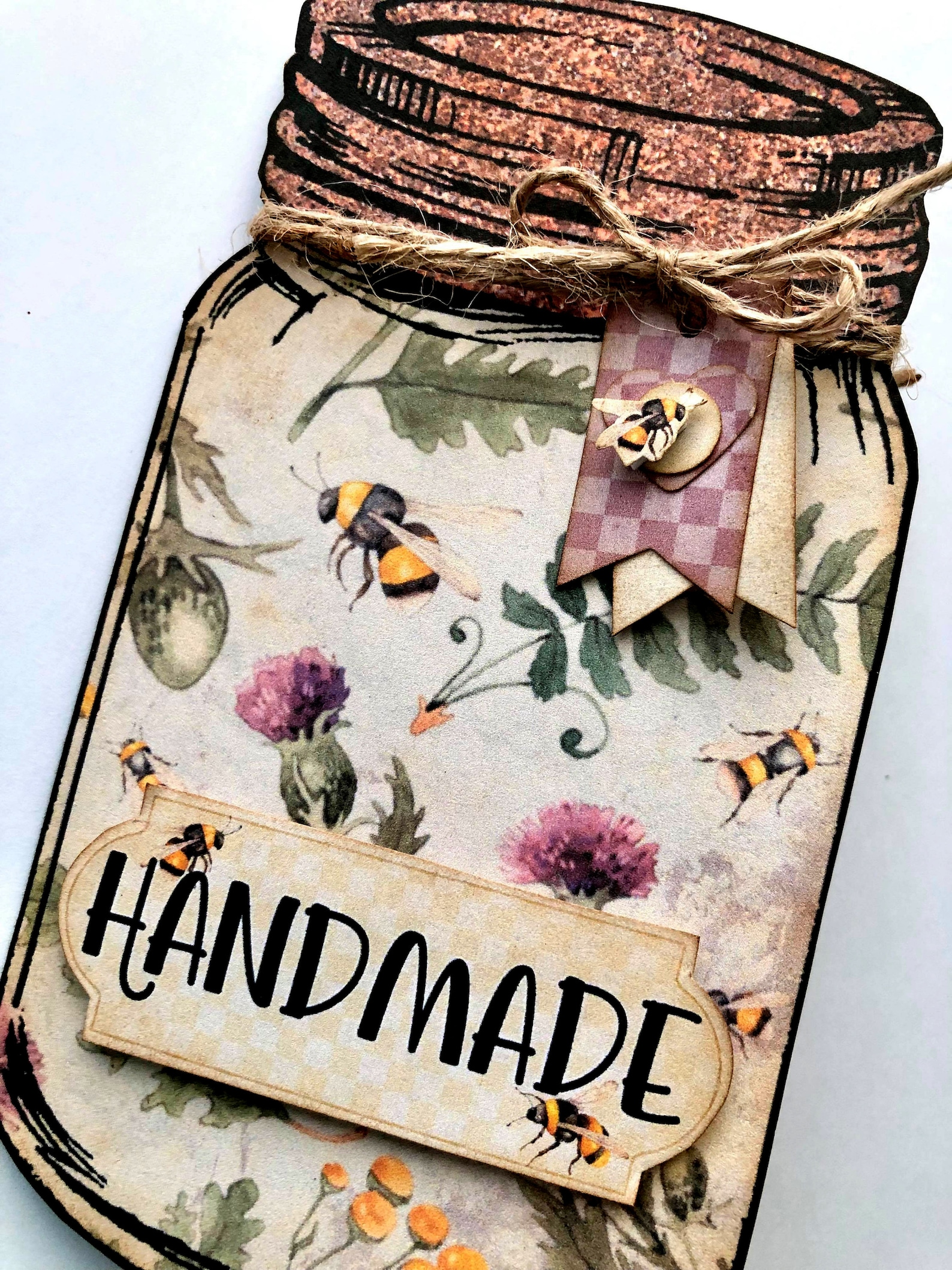 Printable MASON JAR CARD Kit Vintage Floral Card Kit - Etsy