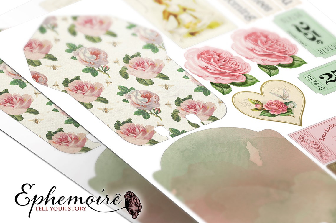 Digital Printable Dex Cards Printable Crafts Collage Sheet - Etsy