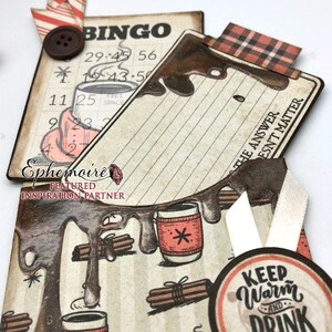 Digital Paper Pack HOT CHOCOLATE Hot Cocoa Papers Digital Scrapbook ...