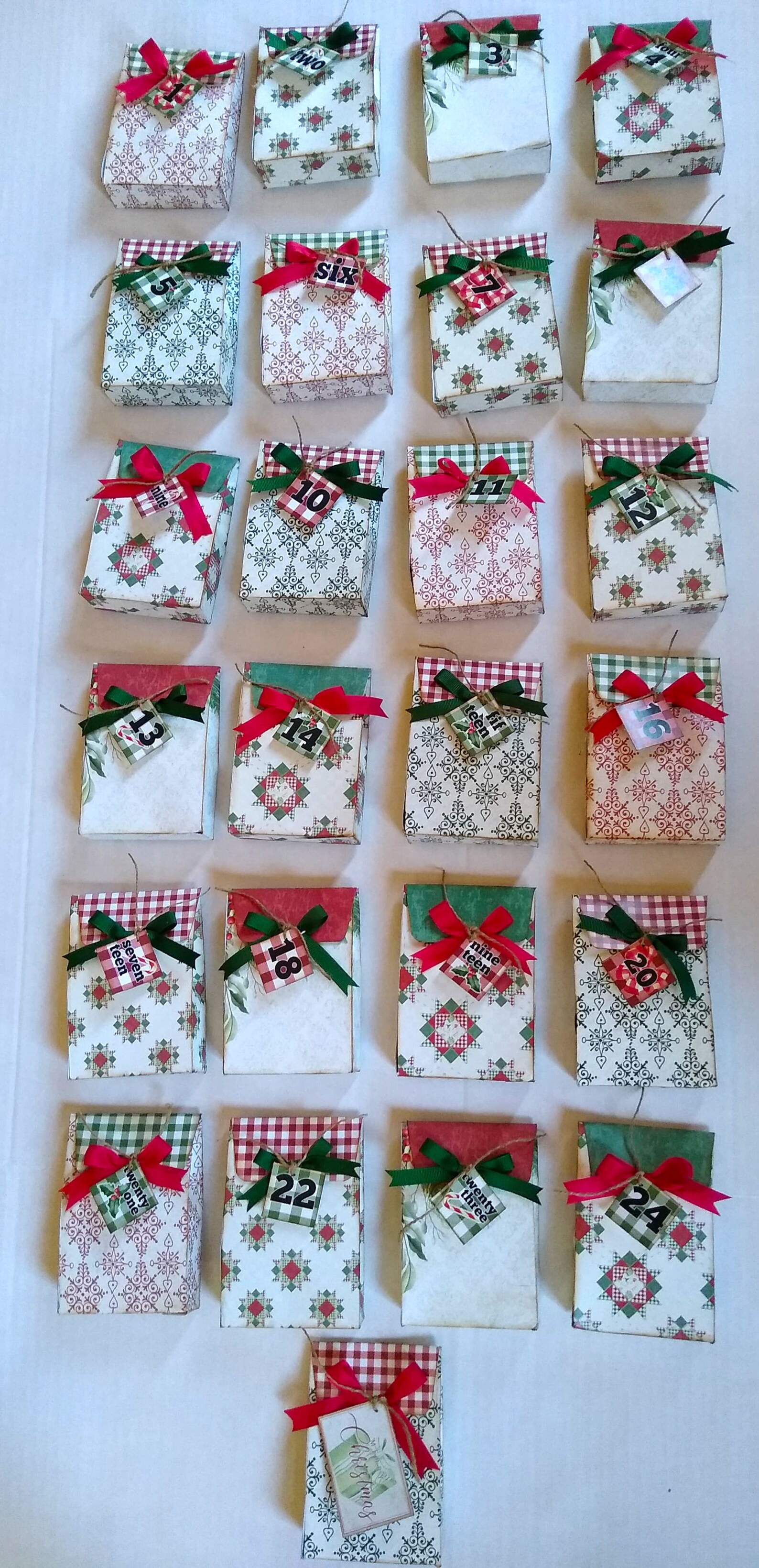 Printable ADVENT CALENDAR KIT Christmas Printable Kit - Etsy