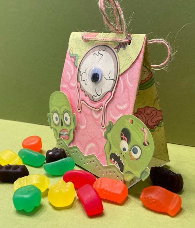Printable Treat Bag ZOMBIES Favor Candy Bag Party Treat - Etsy