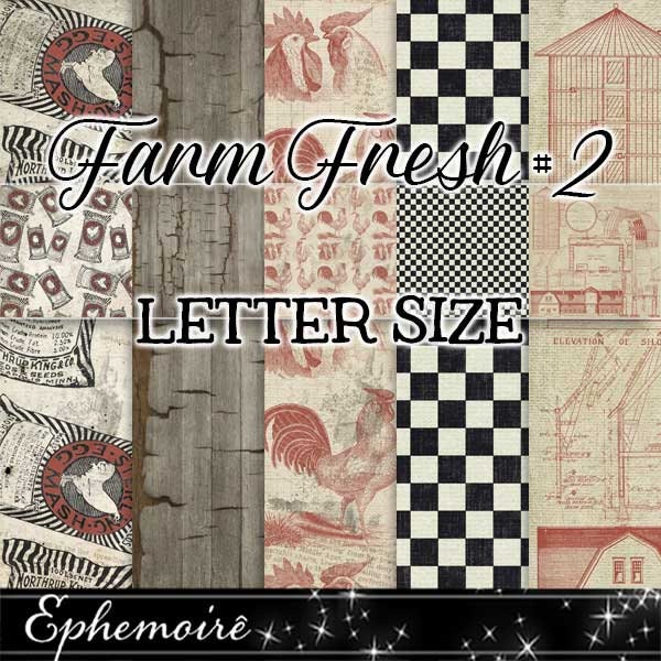 Papercraft Farmhouse Style Set of 5 Journal or Scrapbook Paper Shiplap ...