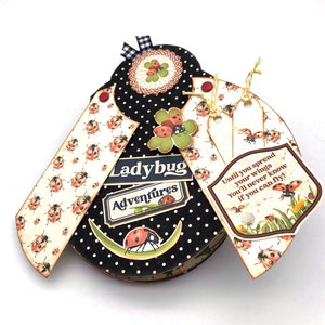 Junk Journal Printable - LADYBUG Digital Printable Folio Kit - Spring ...