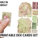 Digital Printable Dex Cards - Printable Crafts - Collage Sheet ...