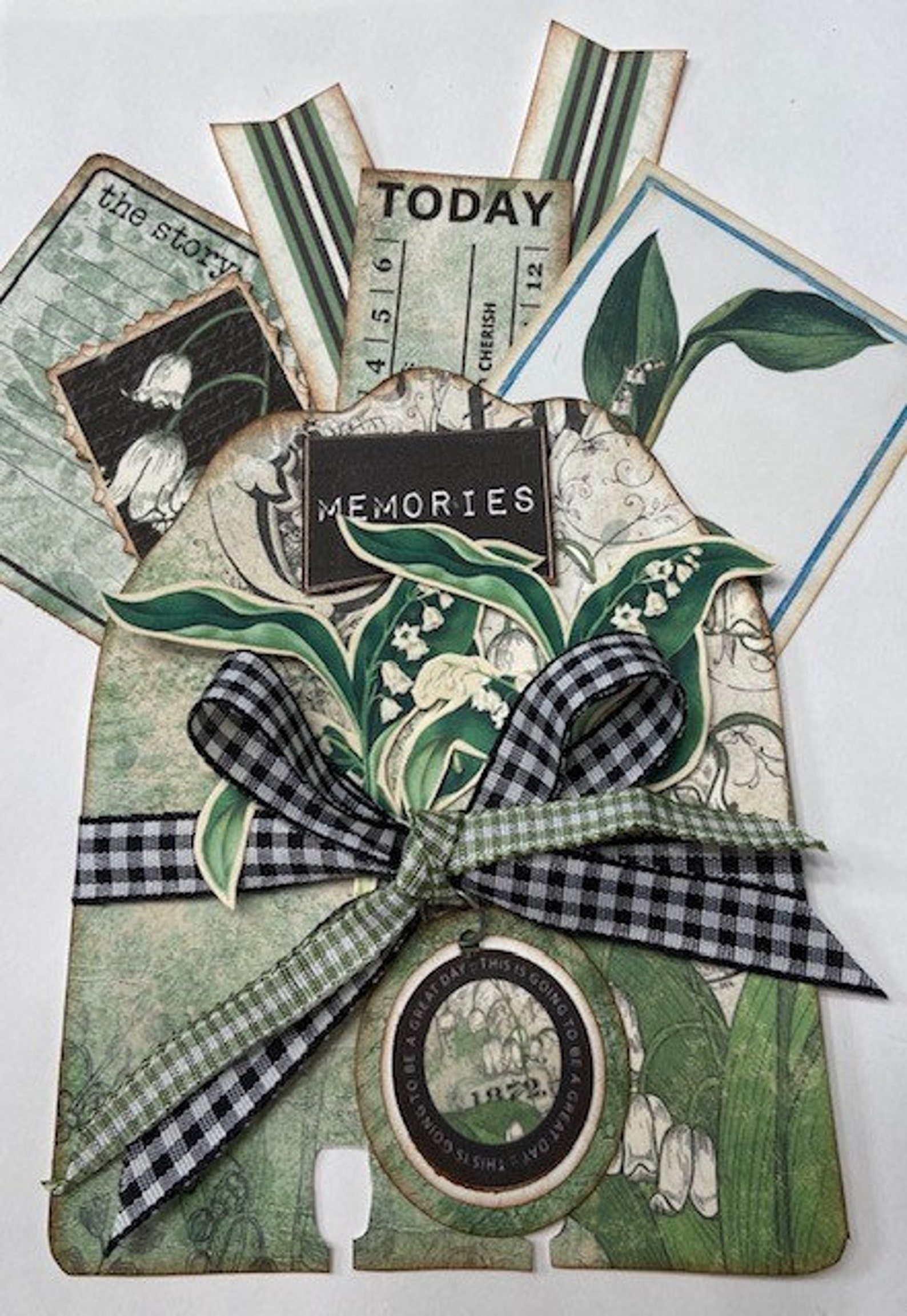 Printable DEX Cards With Ephemera Lily of the Valley Dex | Etsy