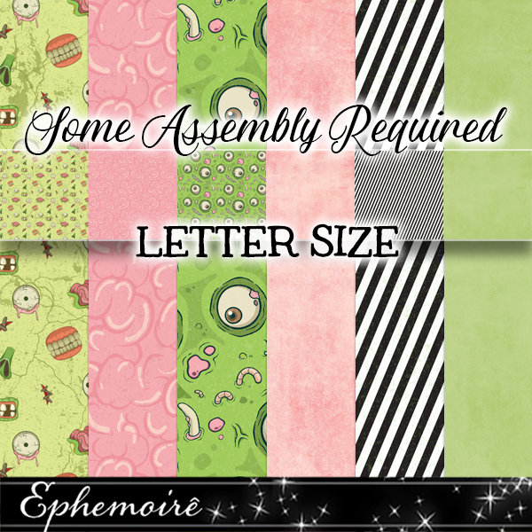 Horror Spooky & Creepy Theme Printable Paper Digital Paper Scrapbook ...