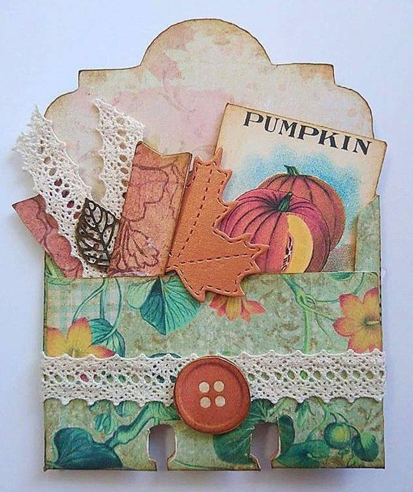 Printable DEX Cards With Ephemera Pumpkin Dex Card Dex | Etsy