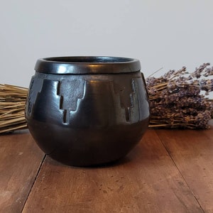 Vintage Santa Clara Black Ware Pottery Jessica Tafoya Pottery Bowl Clay ...