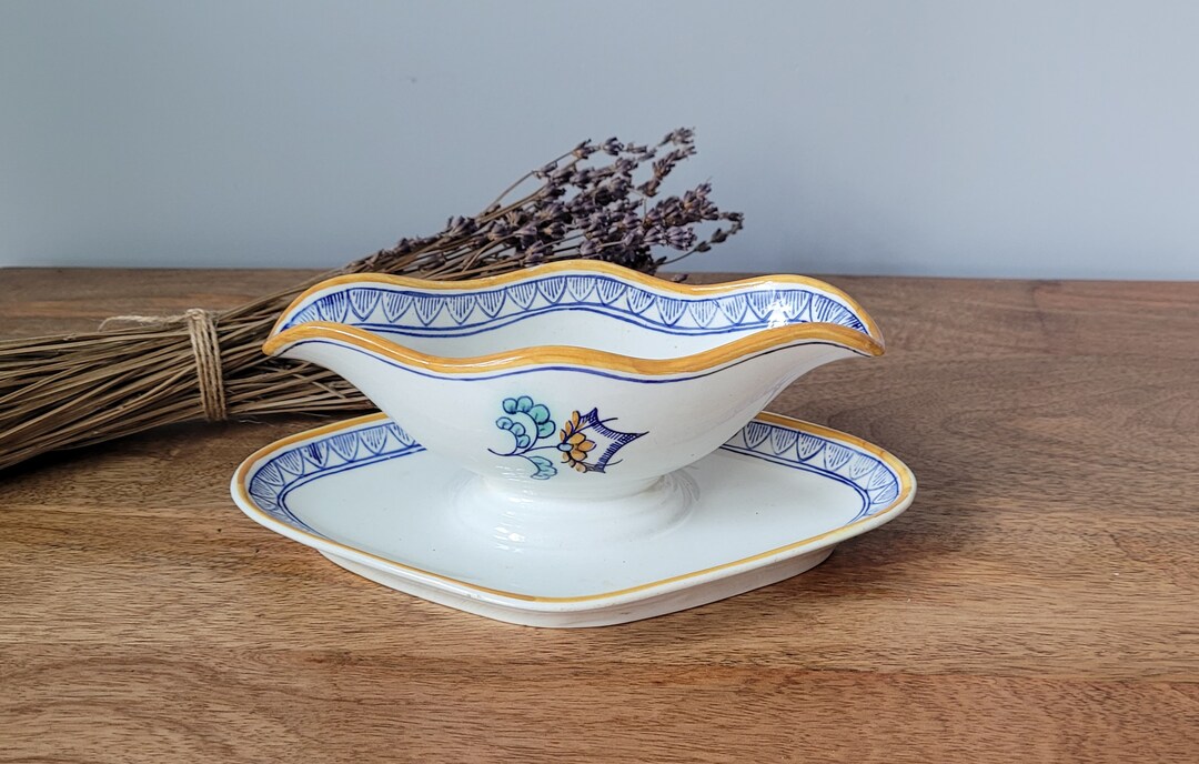 Antique French Saucier ~ Antique Gravy Boat - Etsy