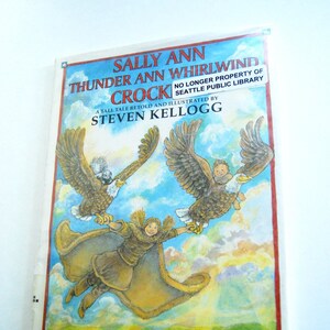 Vintage Children's Book, Sally Ann Thunder Ann Whirlwind Crockett - Etsy