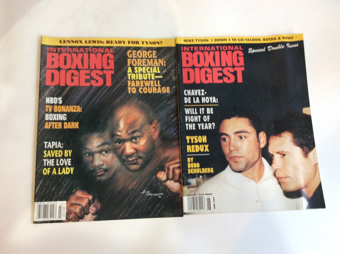 Vintage Magazine Collection International Boxing Digest 1996 | Etsy