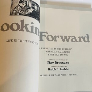 Vintage Book, Looking Forward - Etsy
