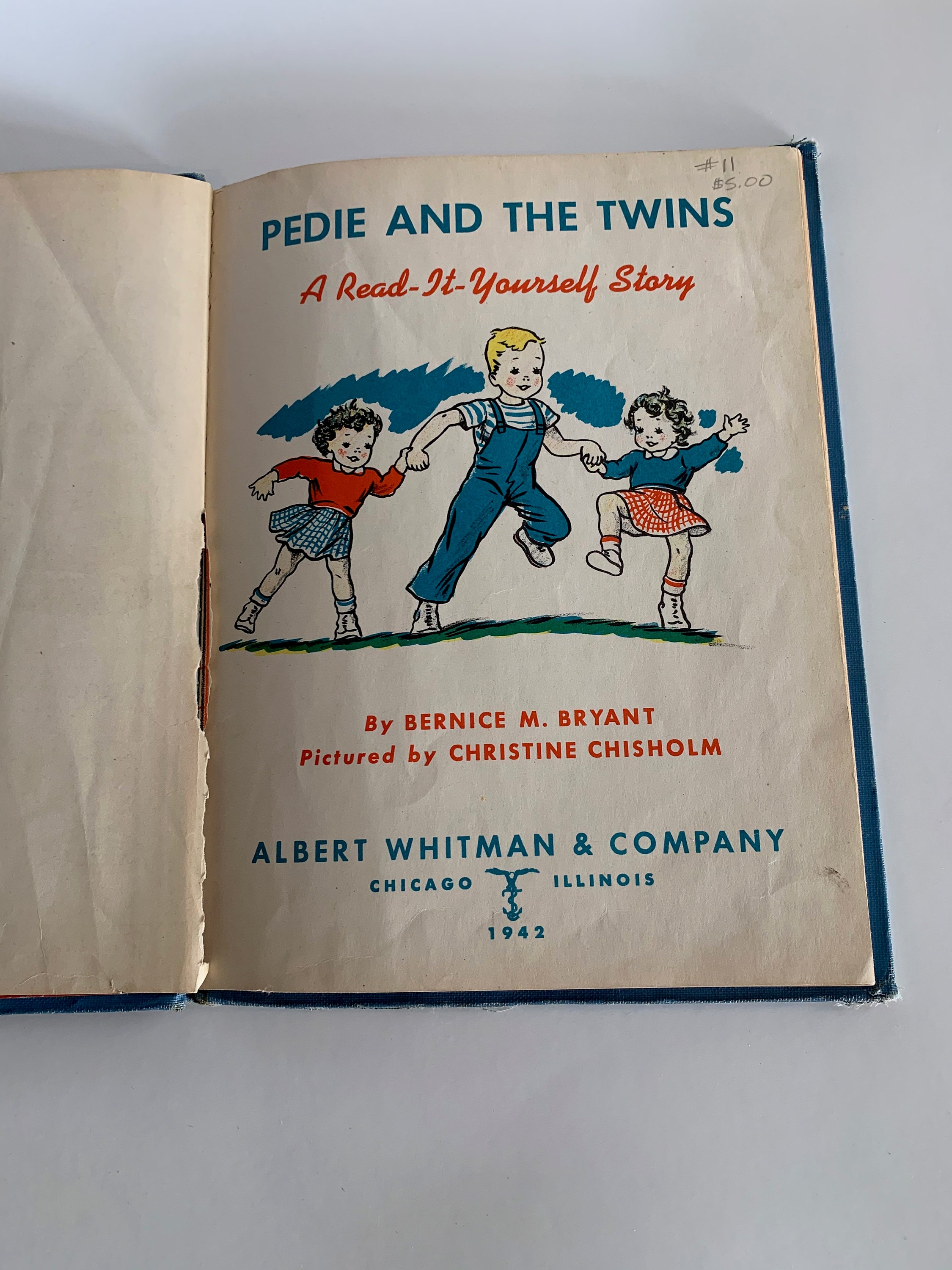 Vintage Children's Book, Pedie and the Twins - Etsy