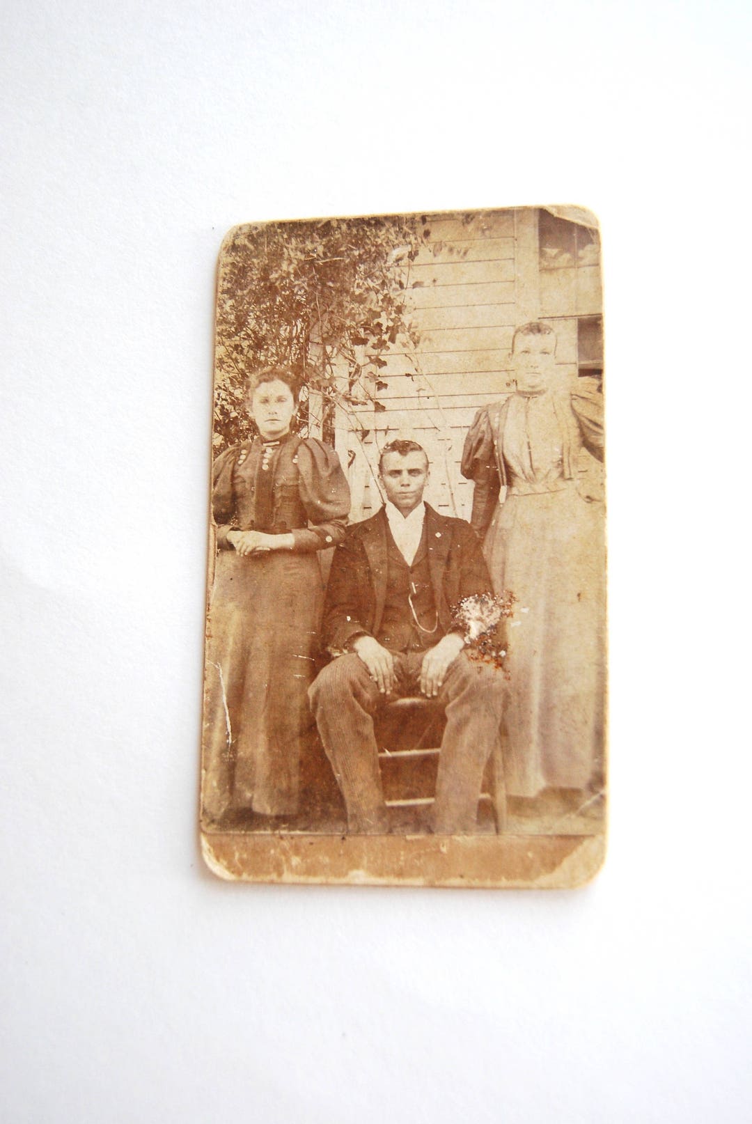 Antique Photograph, History, Sepia, Posed Portrait - Etsy
