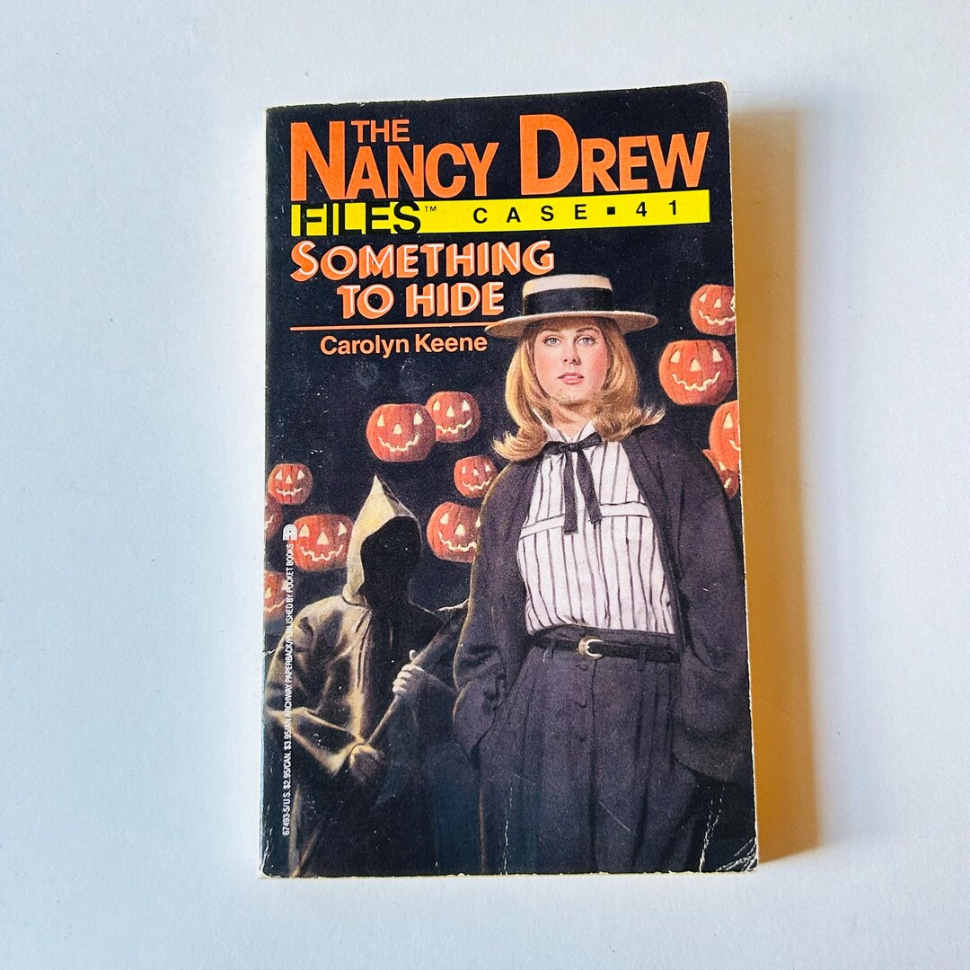 Vintage Book, the Nancy Drew Filed Case 41, Something to Hide, Pumpkins ...