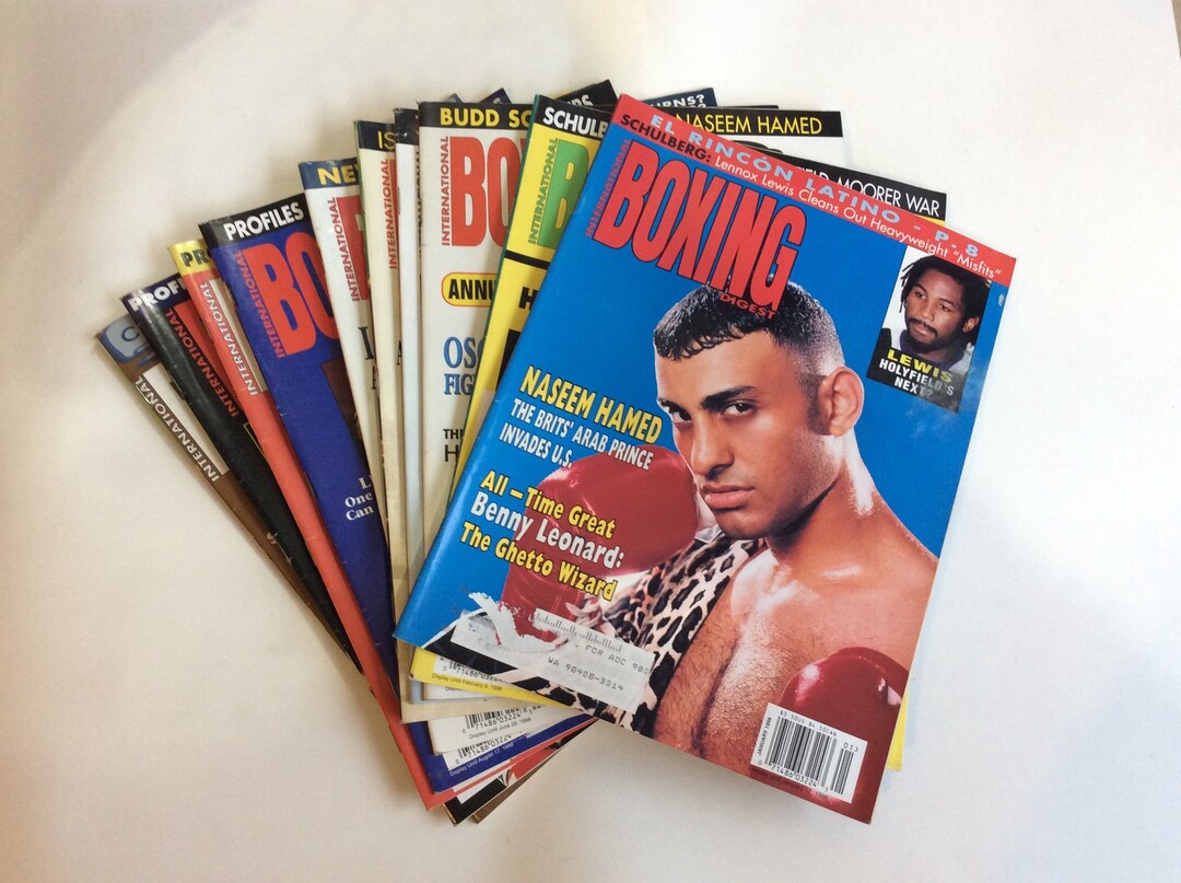Vintage Collection of International Boxing Digest Magazines, 1998 - Etsy
