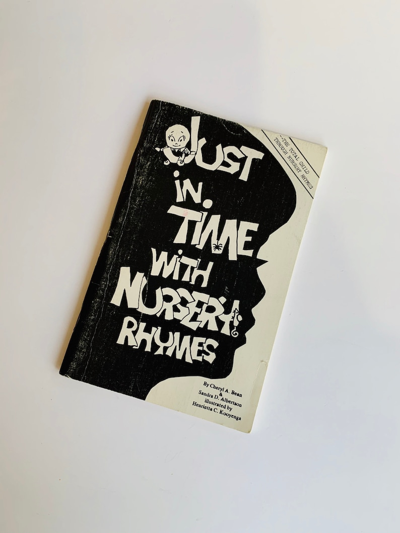 Vintage Children's Book Just in Time With Nursery Rhymes - Etsy