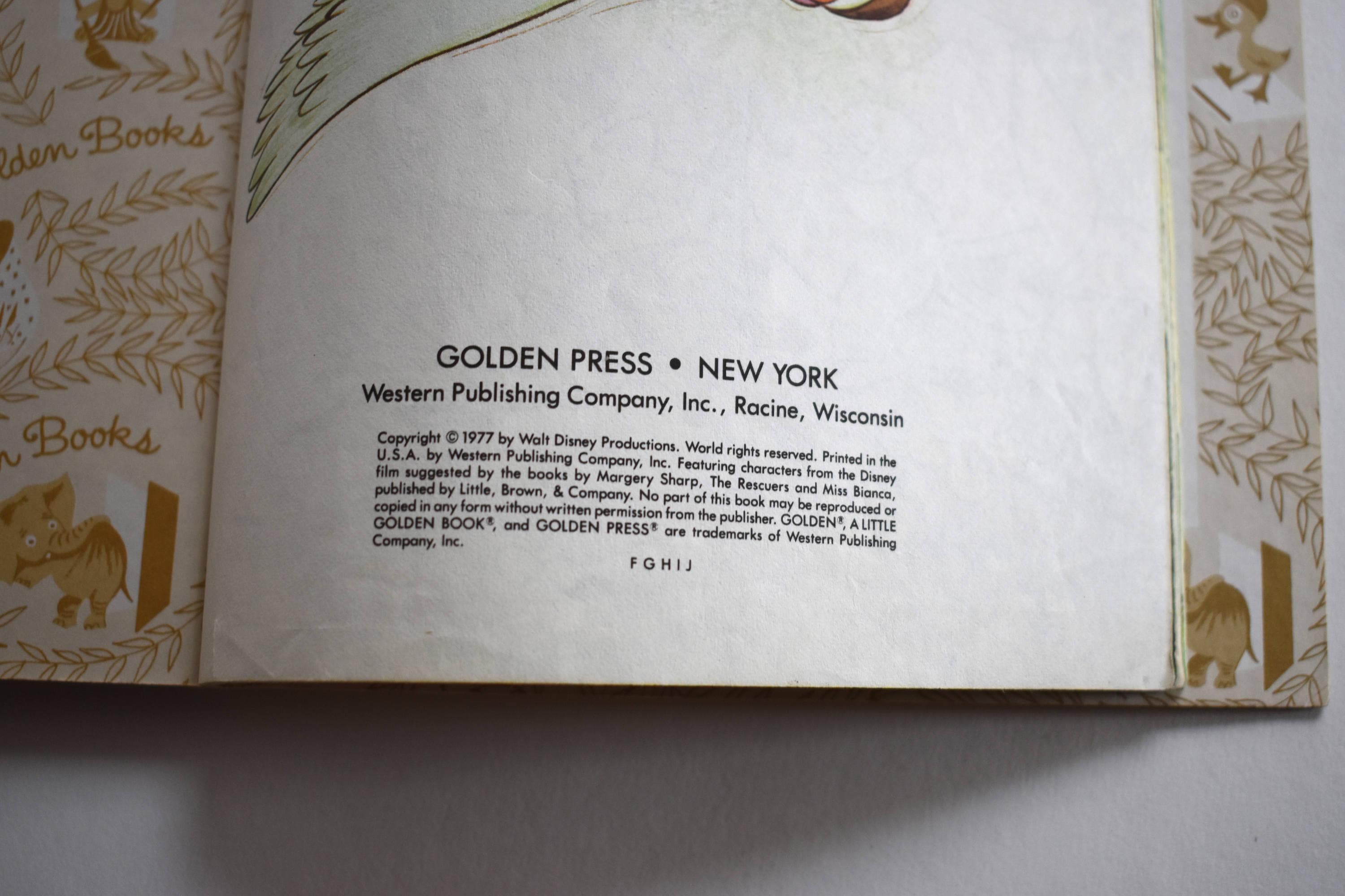 Vintage Children's Book The Rescuers Little Golden Book | Etsy