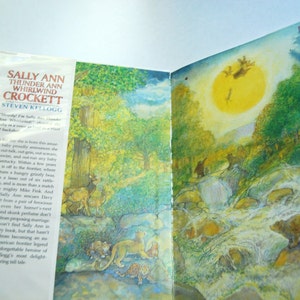 Vintage Children's Book, Sally Ann Thunder Ann Whirlwind Crockett - Etsy
