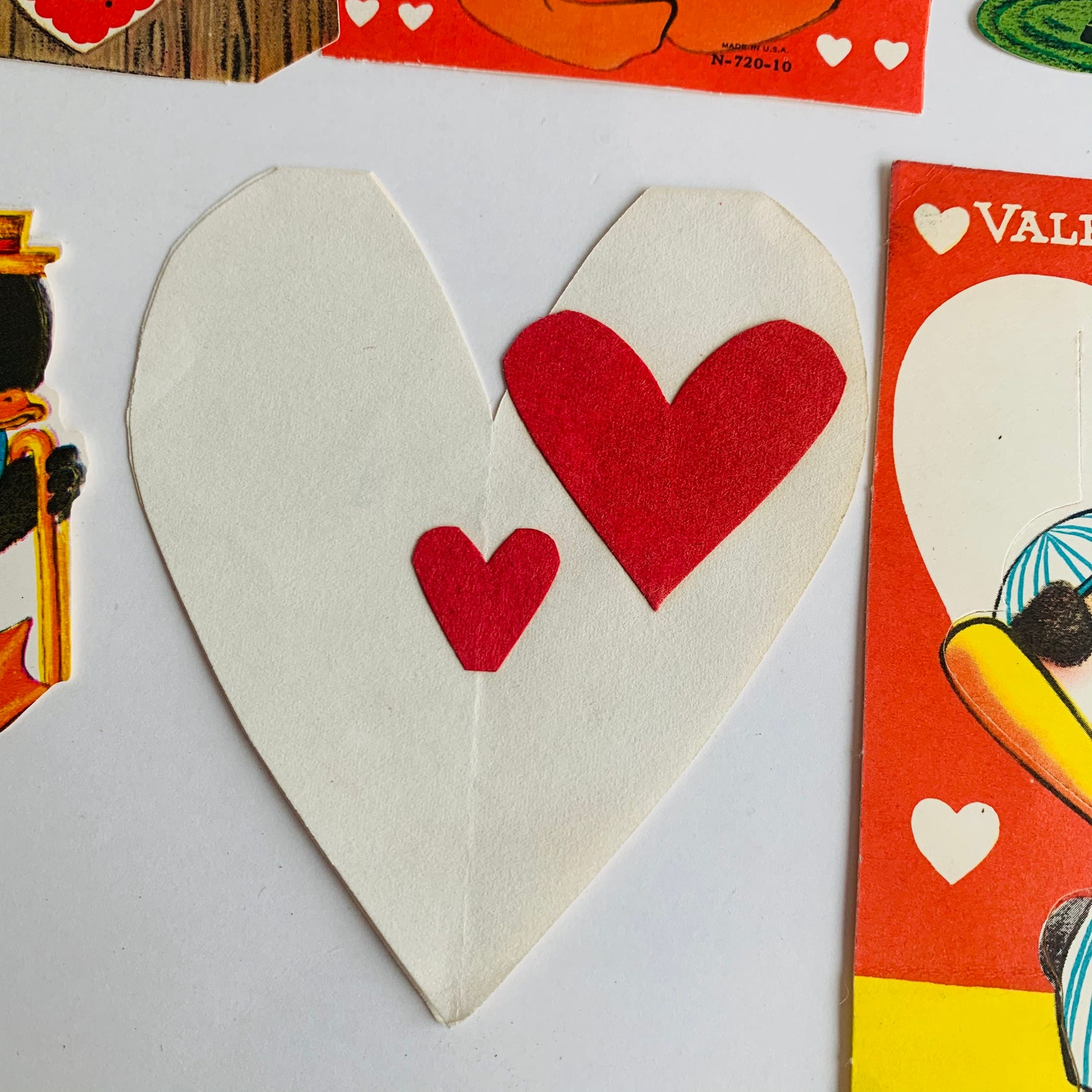 Vintage Valentine Card Collection, Juvenile - Etsy