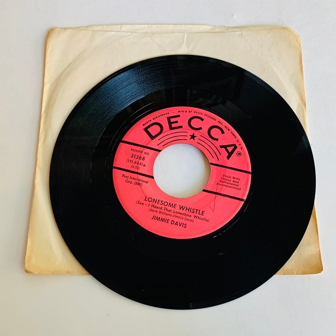 Vintage Single Album, Jimmie Davis, Decca - Etsy