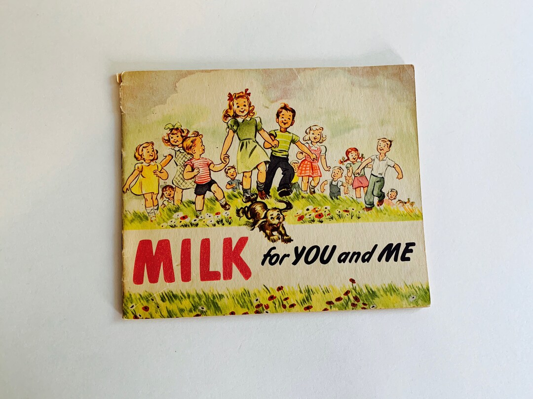 Vintage Children's Book, Milk for You and Me - Etsy