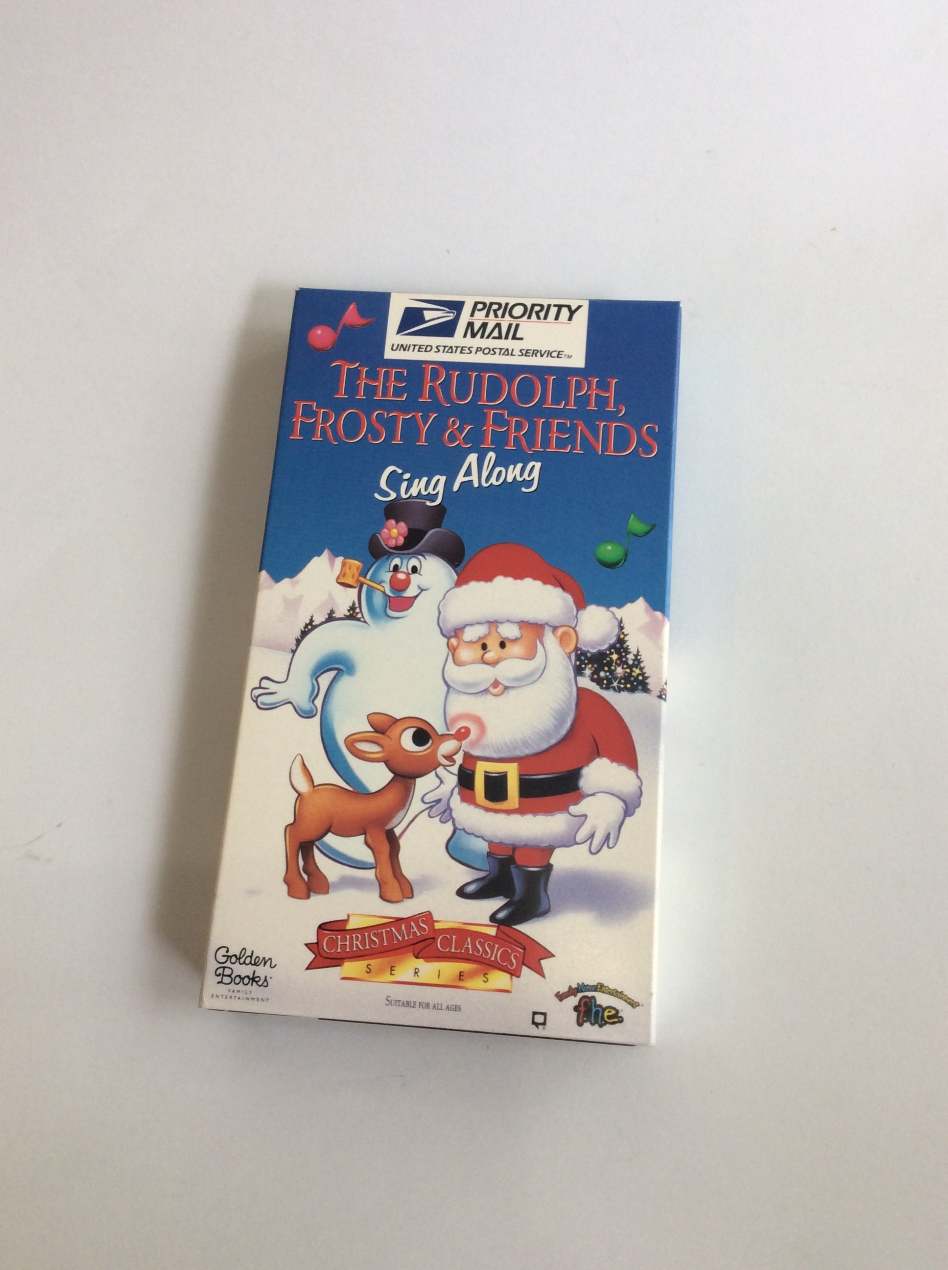 Vintage VHS From Priority Mail the Rudolph Frosty & Friends | Etsy