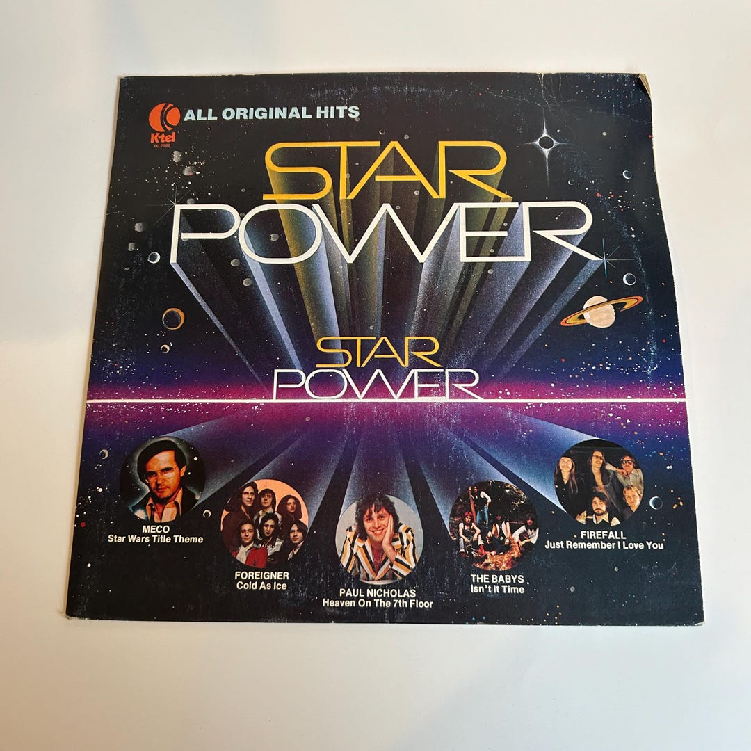Vintage Vinyl Album, Star Power, All Original Hits - Etsy