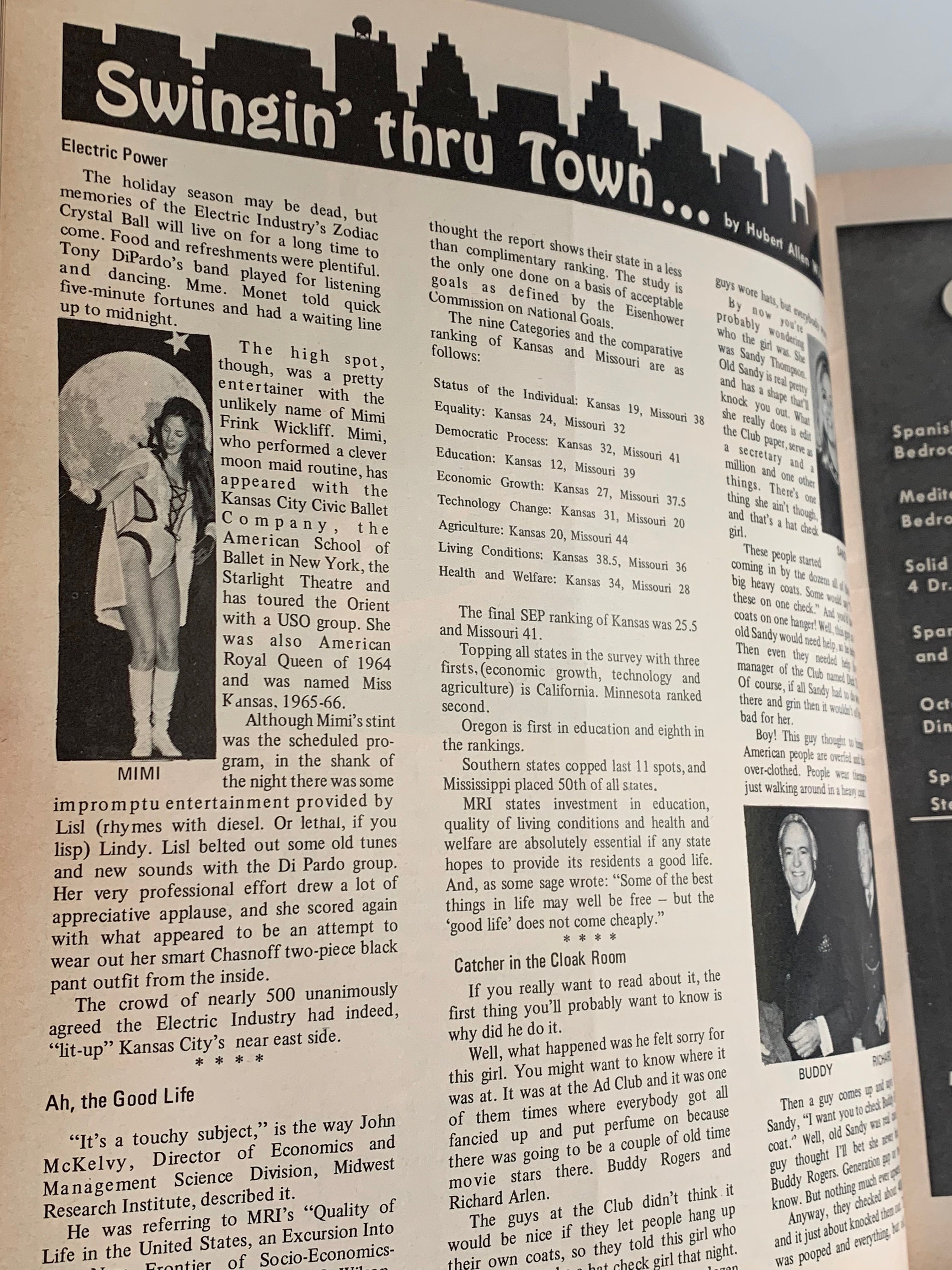 Vintage Magazines Kansas City Town Squire February 1970 | Etsy